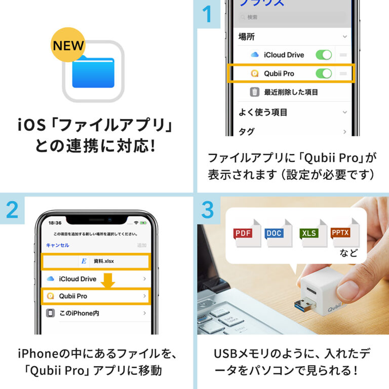 容量怖いものなし！機種変更前や旅行に必須アイテム！「Qubii Pro」 | INGSTE | イングスト